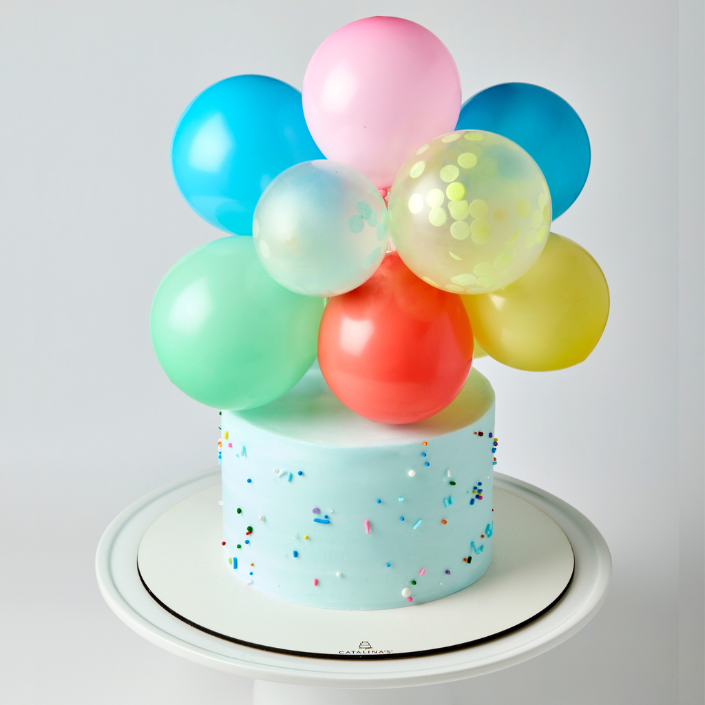 Balloon & Sprinkles Birthday Cake – Catalina's Sweet Atelier